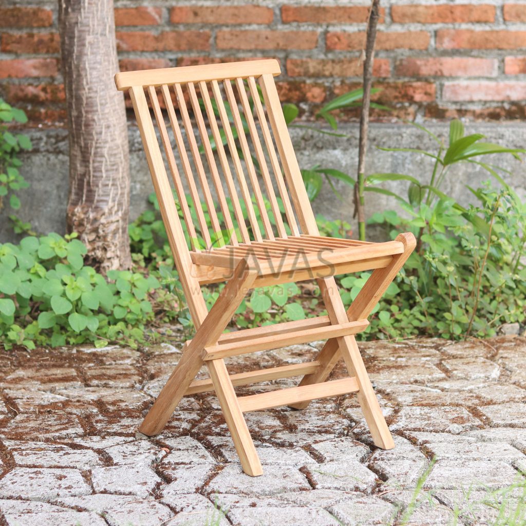 Folding Chair Small Classic Teak Wood Outdoor Furniture